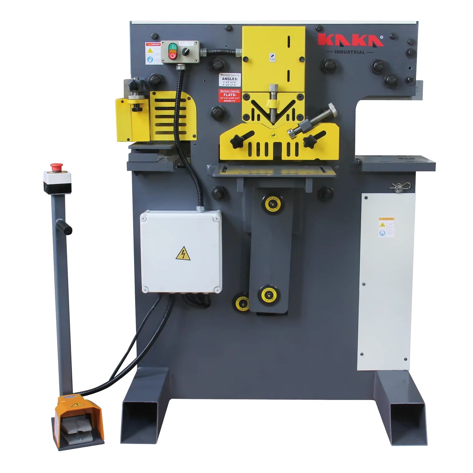 Kaka Industrial M-60, 60 Ton multi-function Metal Ironworker Punch She