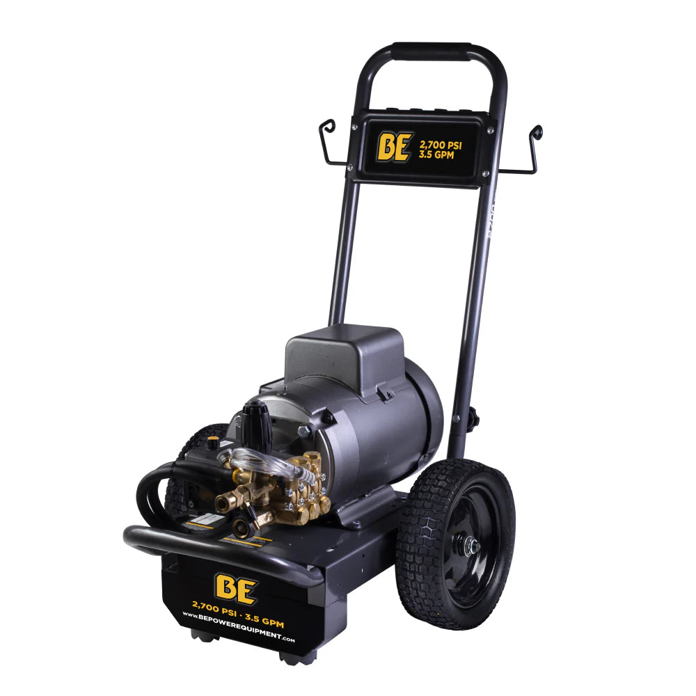 BE Power Equipment 2,700 PSI 3.5 GPM 7.5 HP Electric Pressure Washer w