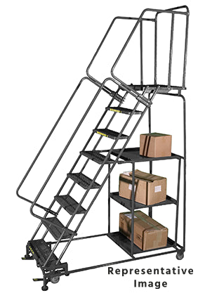 Ballymore Stock Picking Ladders, 6 Step, 24 in Wide Base, 14 in Deep T